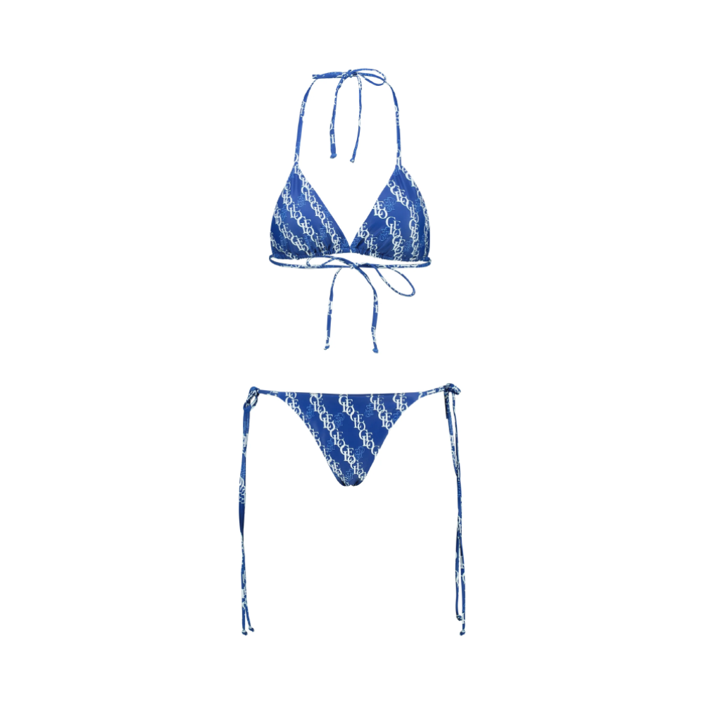 CLEO Classic Gears Monogram Bikini 'Dark Blue' – Swest Kicks