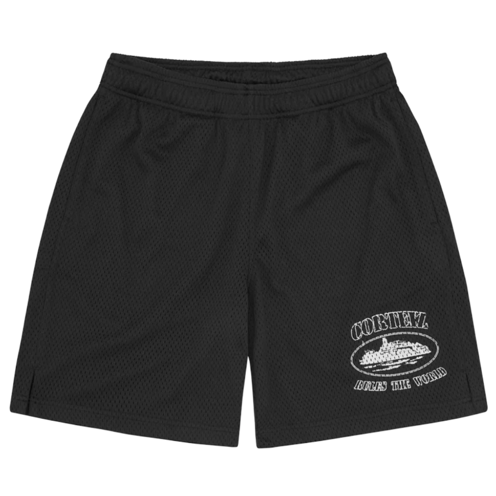 Corteiz RTW Mesh Shorts 'Black' – Swest Kicks