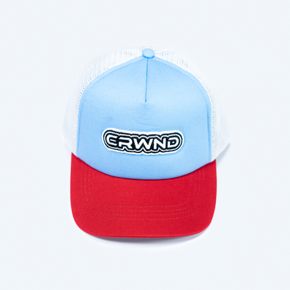 CrownedGear Exclusive Blue CRWND Trucker Cap – Swest Kicks