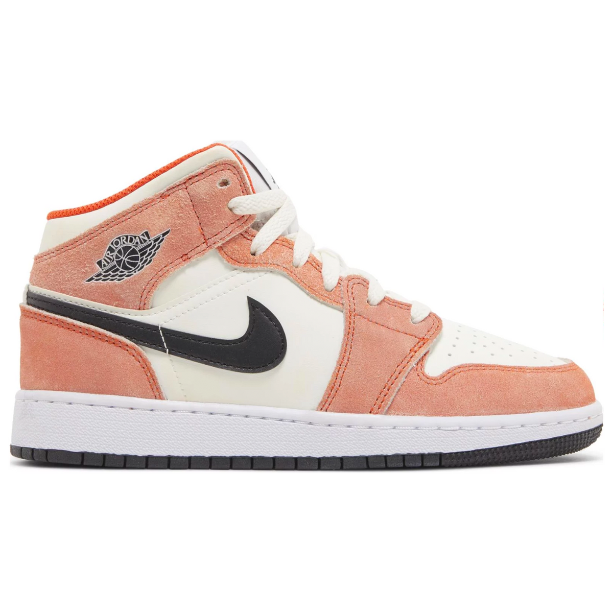 Jordan 1 Mid SE Orange Suede (GS) – Swest Kicks
