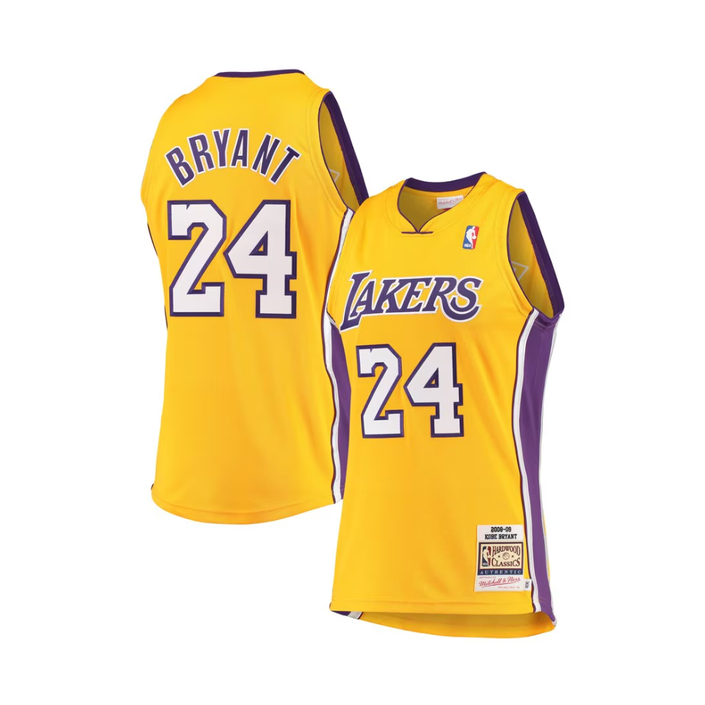 NBA Los Angeles Lakers Kobe Bryant 2009 Authentic Jersey By Mitchell ...