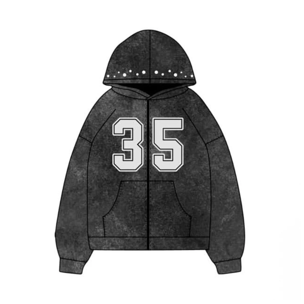Maro Design Clothing 35 MDC Hoodie 'Grey' – Swest Kicks