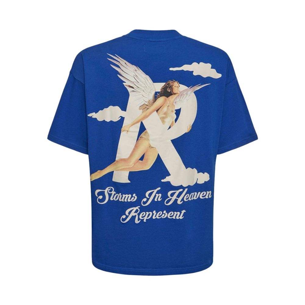 Represent Storms In Heaven T-Shirt 'Cobalt Blue' – Swest Kicks