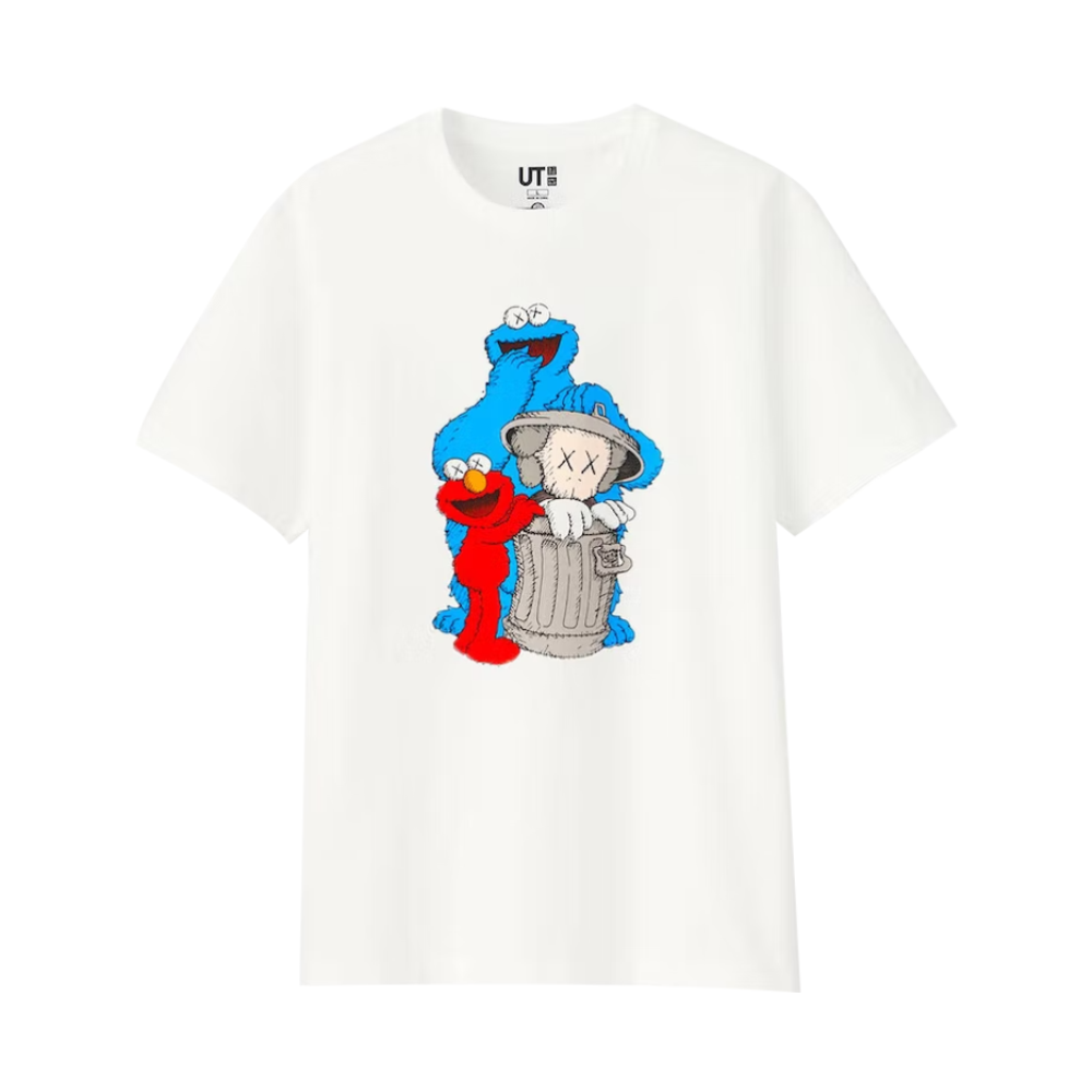 KAWS x Uniqlo x Sesame Street Companion Trash Can Tee – Swest Kicks